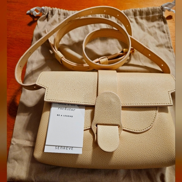 Senreve | Bags | Nwt Senreve Aria Belt Bag Pebbled Chablis Gold ...